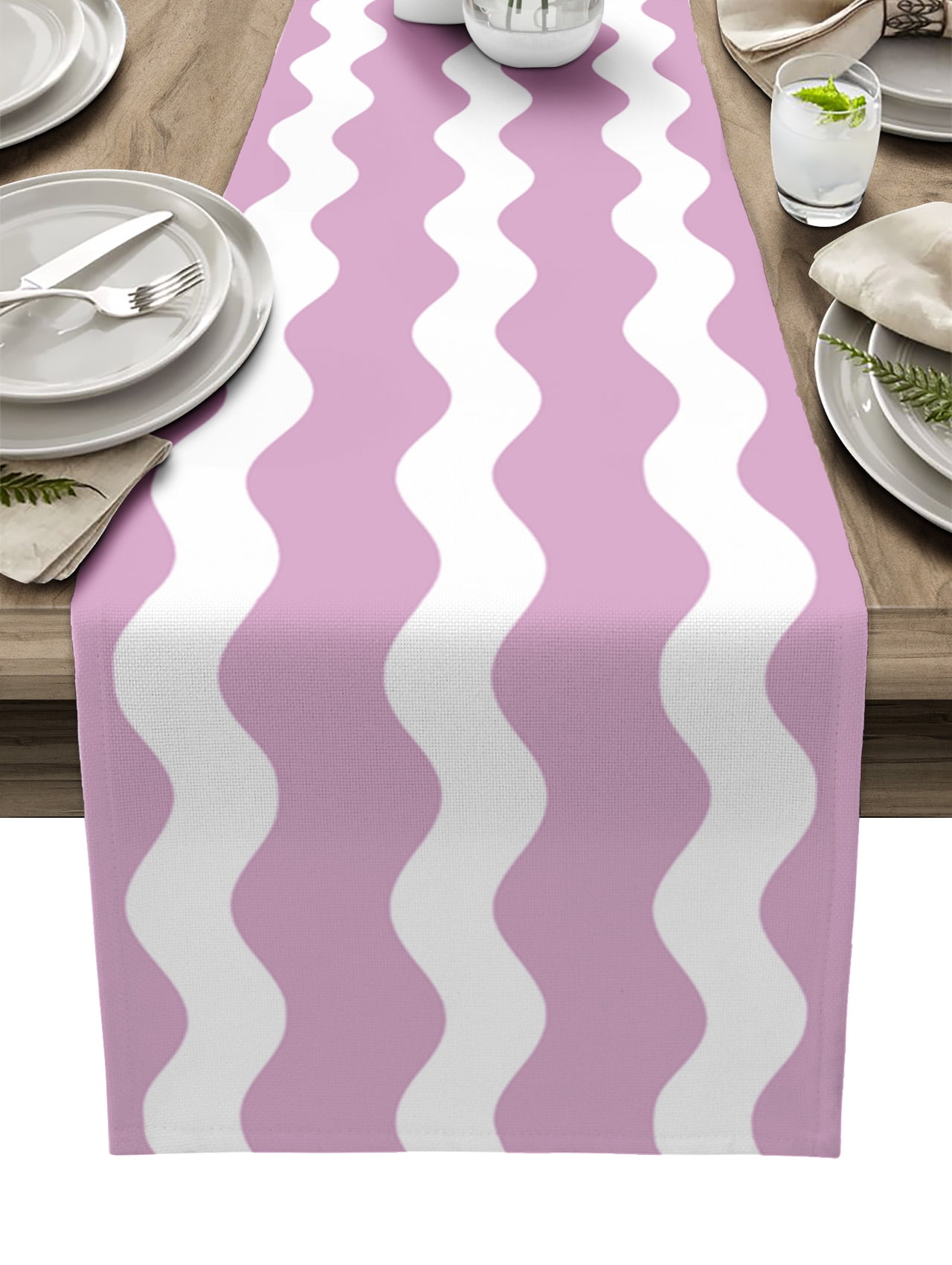 Black Ripple Stripes Waves Dinning Table ration Coffee Table r Wedding ...