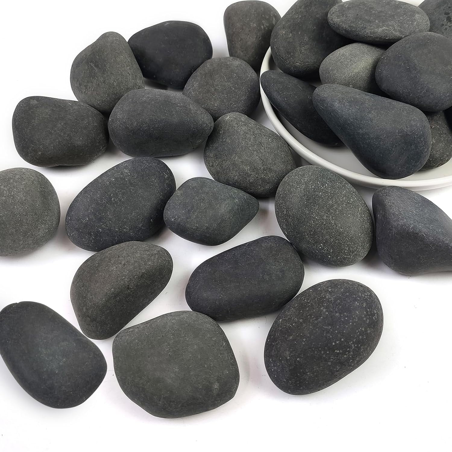 Black River Rocks for Landscaping, 2-3 Inch Natural River Rocks for ...