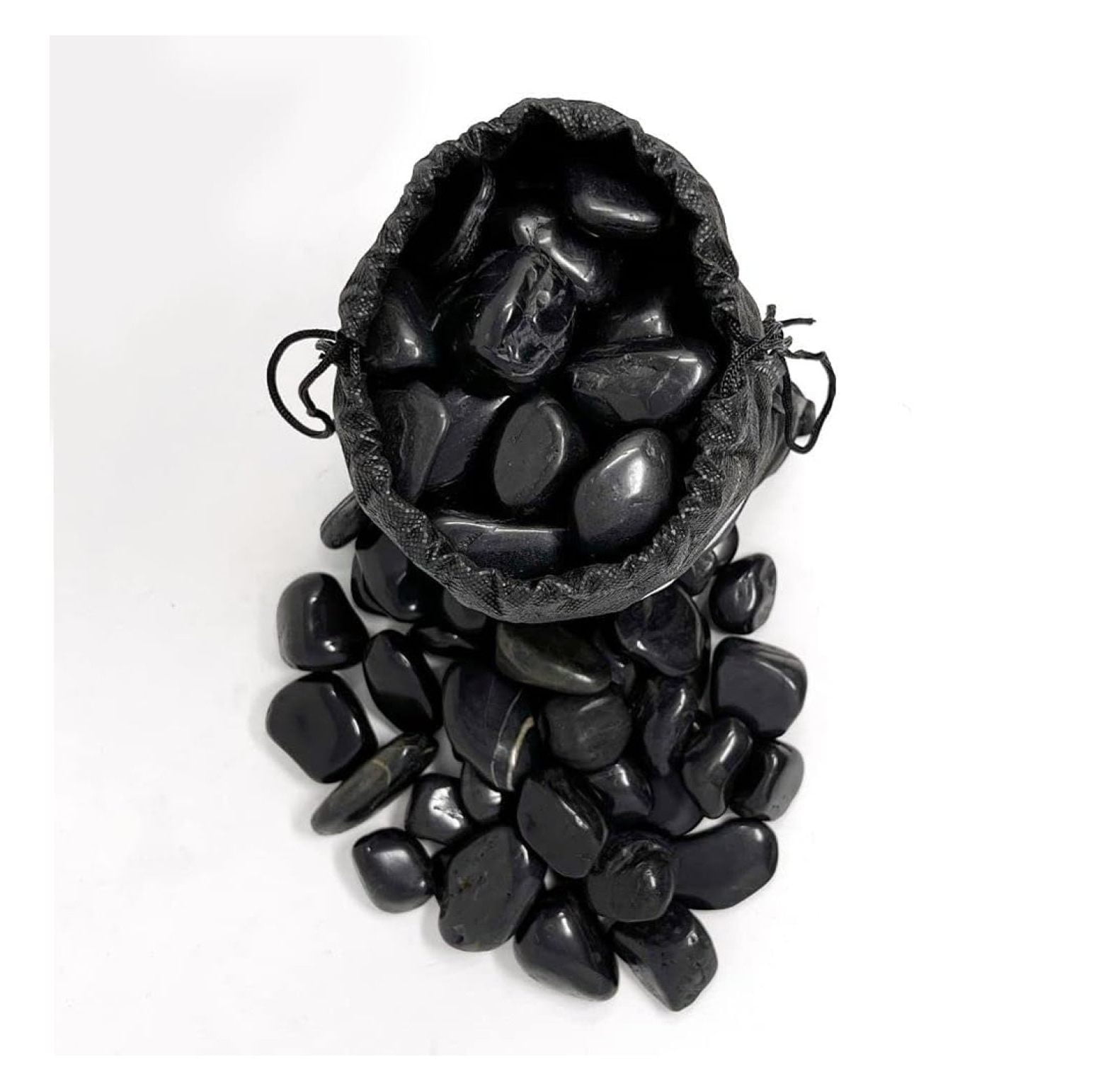 Black River Rocks for Plants - 10 Pounds - Black Rocks with Smooth ...