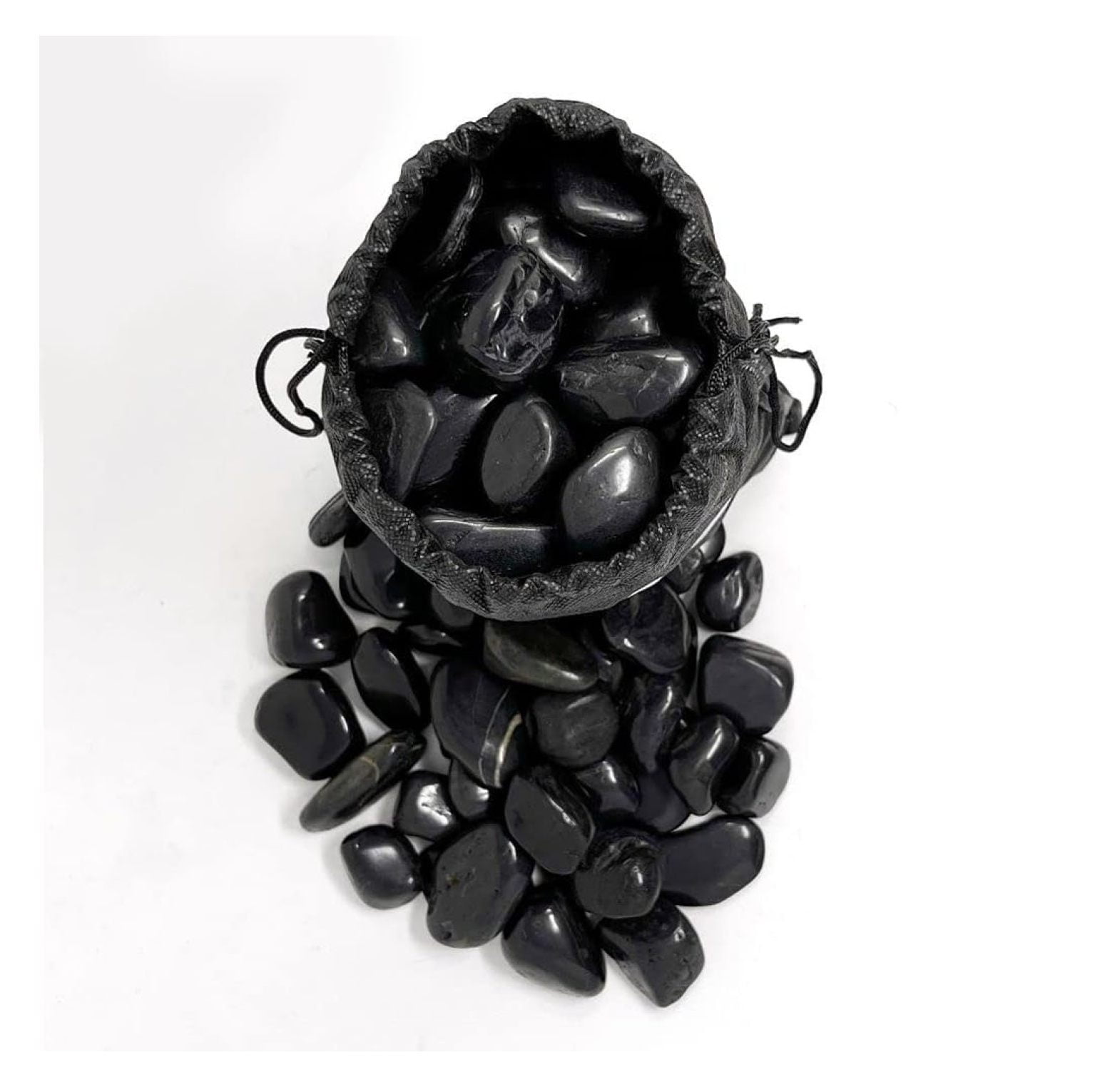 Black River Rocks for Plants - 20 Pounds - Black Rocks with Smooth ...