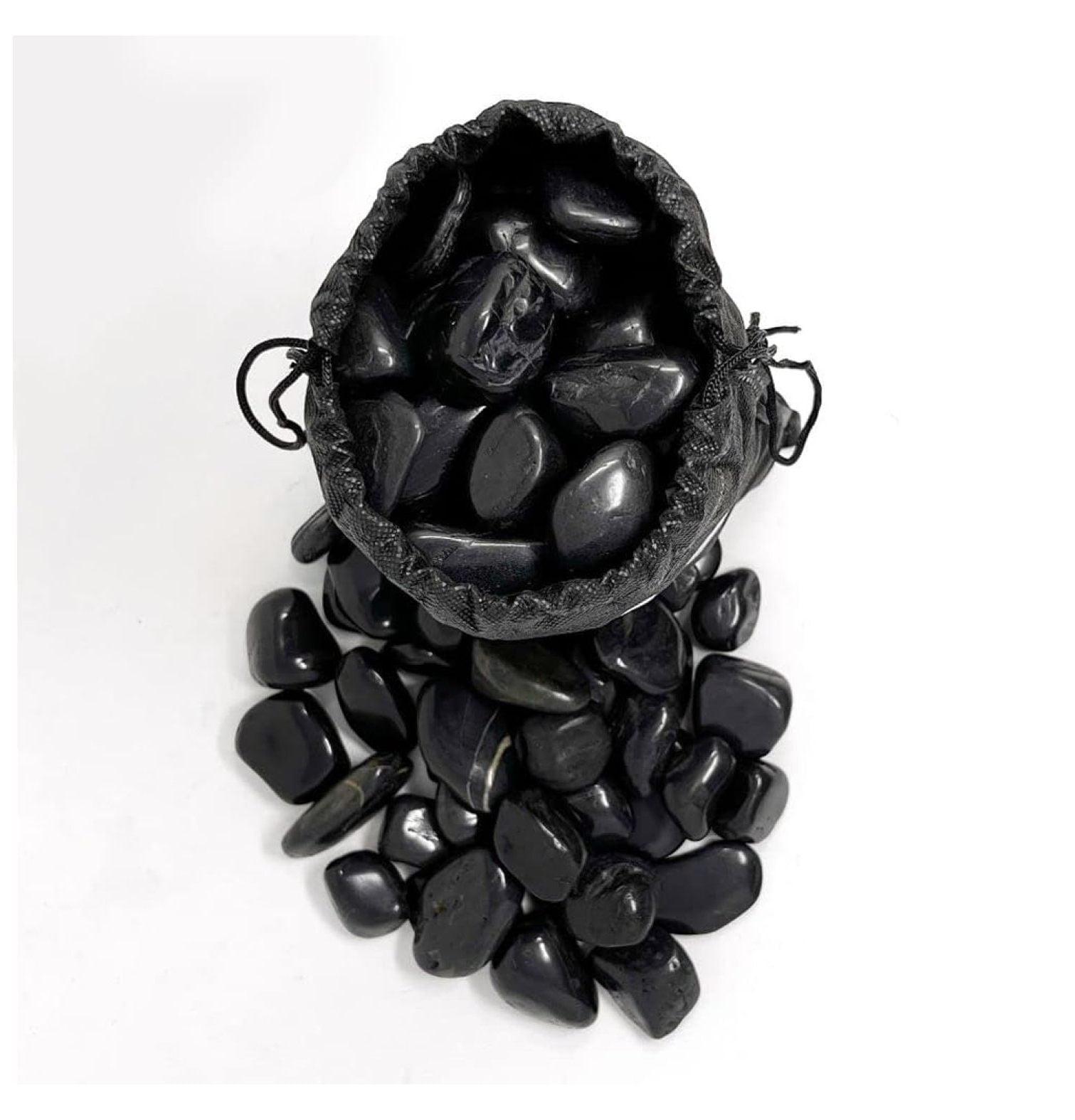 Black River Rocks for Plants - 20 Pounds - Black Rocks with Smooth ...