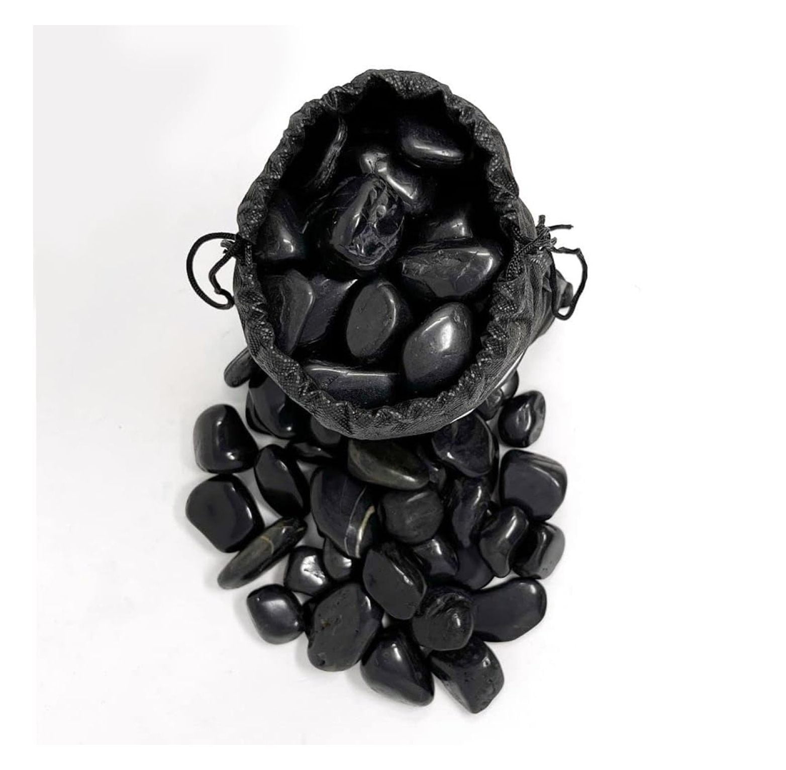 Black River Rocks for Plants - 5 Pounds - Black Rocks with Smooth ...