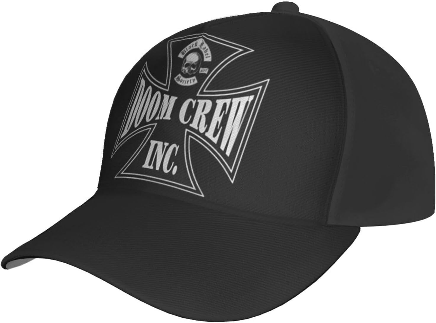 Black Rock Label Music Society Band Doom Crew Inc Baseball Cap ...