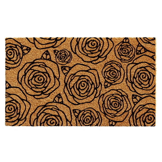 Black Rose Doormat - Walmart.com