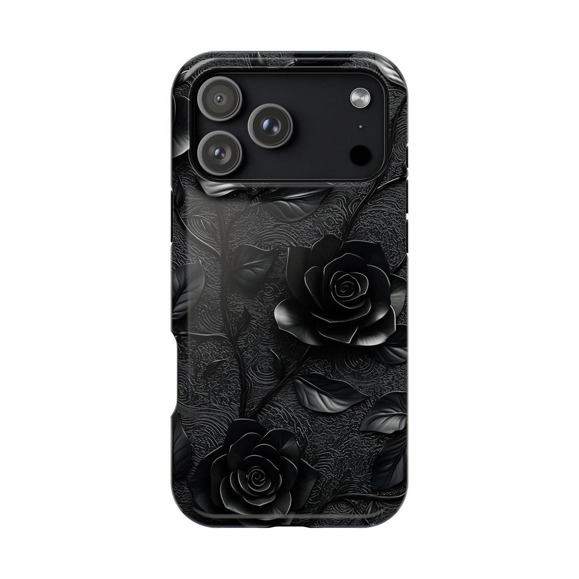 Black Rose Flower Noir Vines Dark Gothic Romance Moody Botanical Case ...