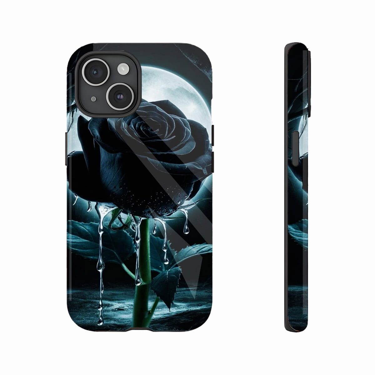 Black Rose Gothic iPhone Case for Halloween Lovers, Gothic Style ...