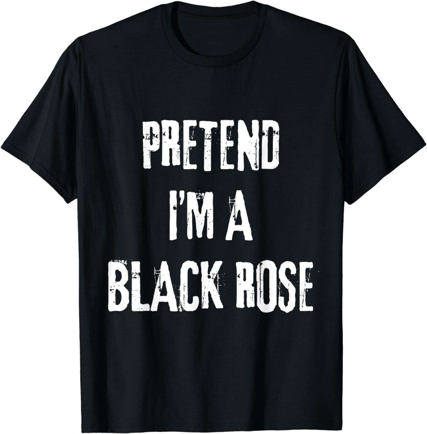 Black Rose Halloween Cosplay Last Minute Costume T-Shirt - Walmart.com