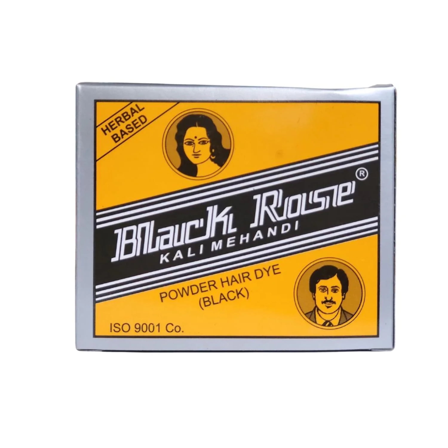 Black Rose Kali Mehandi Powder Hair Dye Old Pack 50g (Pack of 3 ...