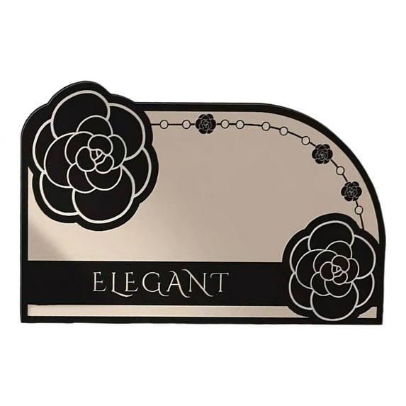 Black Rose Series Carpet, Valentine'S Day Decorative Floor Mat, Living ...