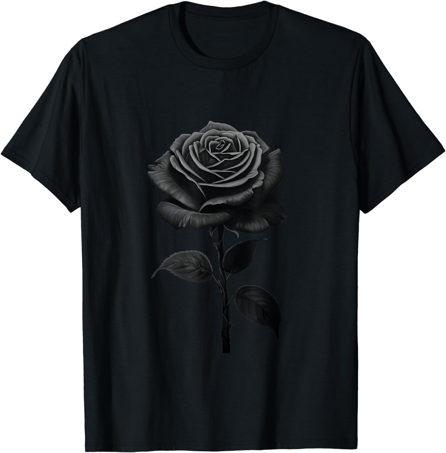 Black Rose T-Shirt - Walmart.com