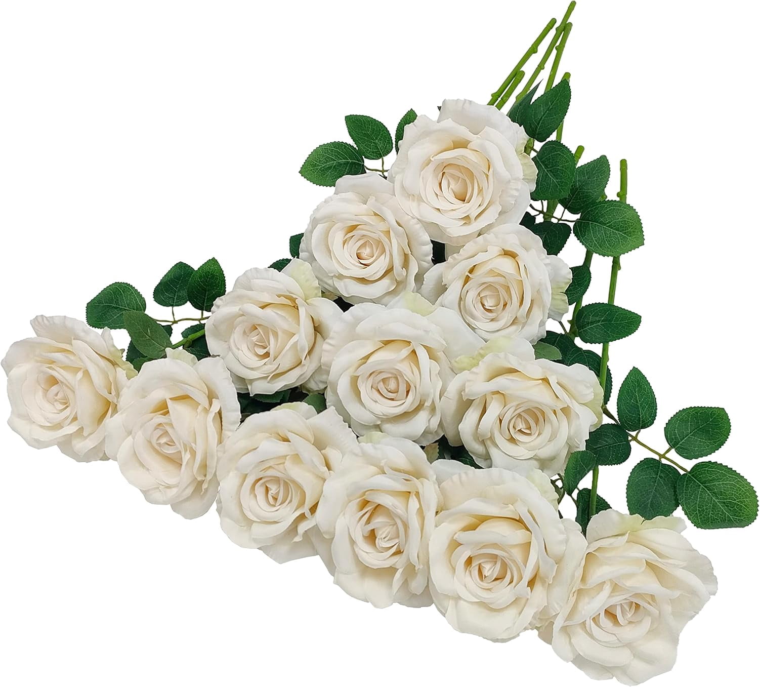 Black Roses Artificial Flowers Bulk,12 Pcs Fake Black Silk Flowers for ...