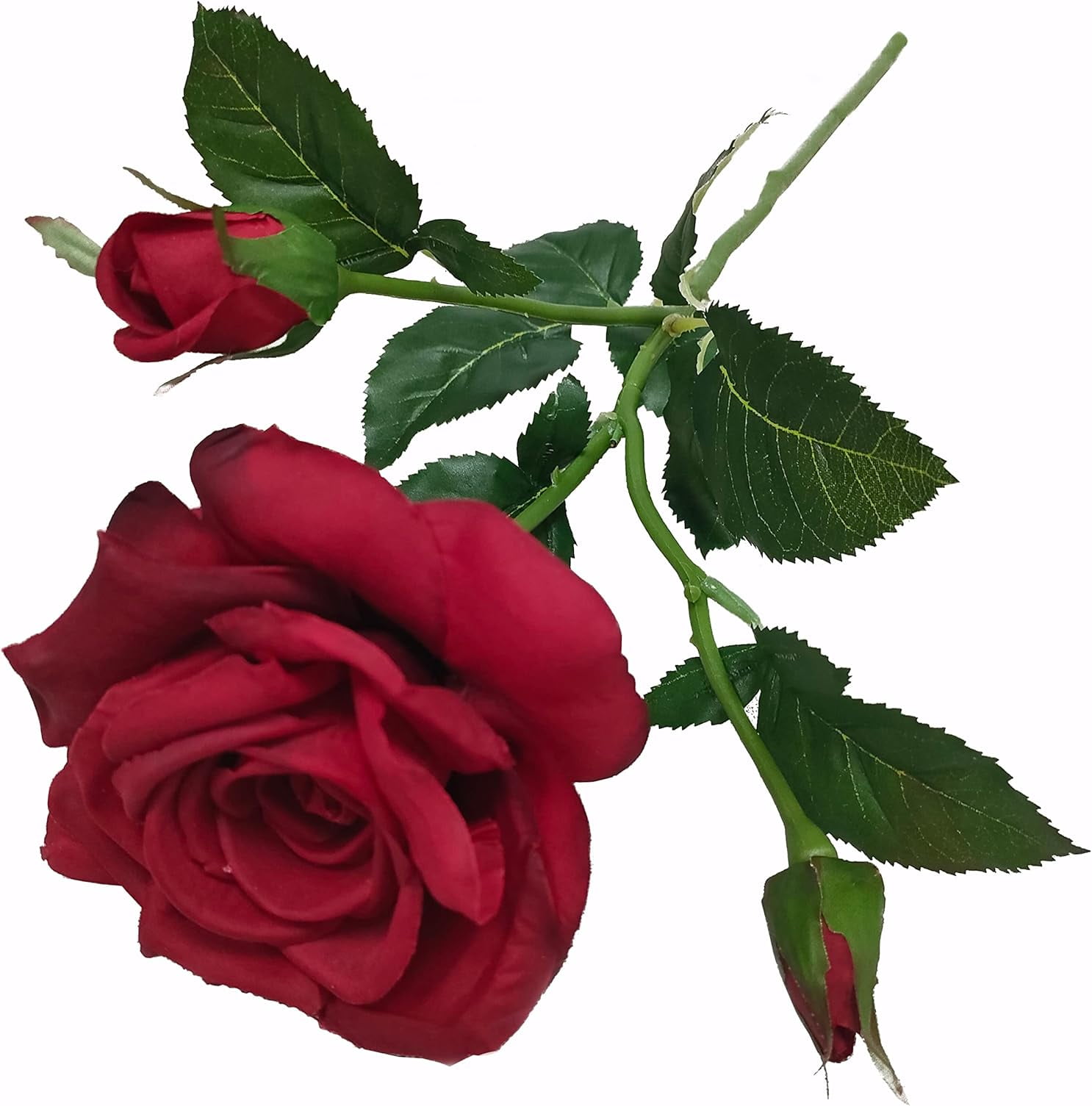 Black Roses Artificial Flowers Bulk,12 Pcs Fake Black Silk Flowers for ...