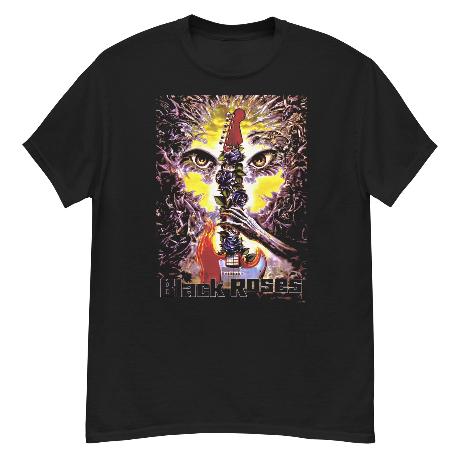 Black Roses cult horror film fan art t-shirt - Walmart.com