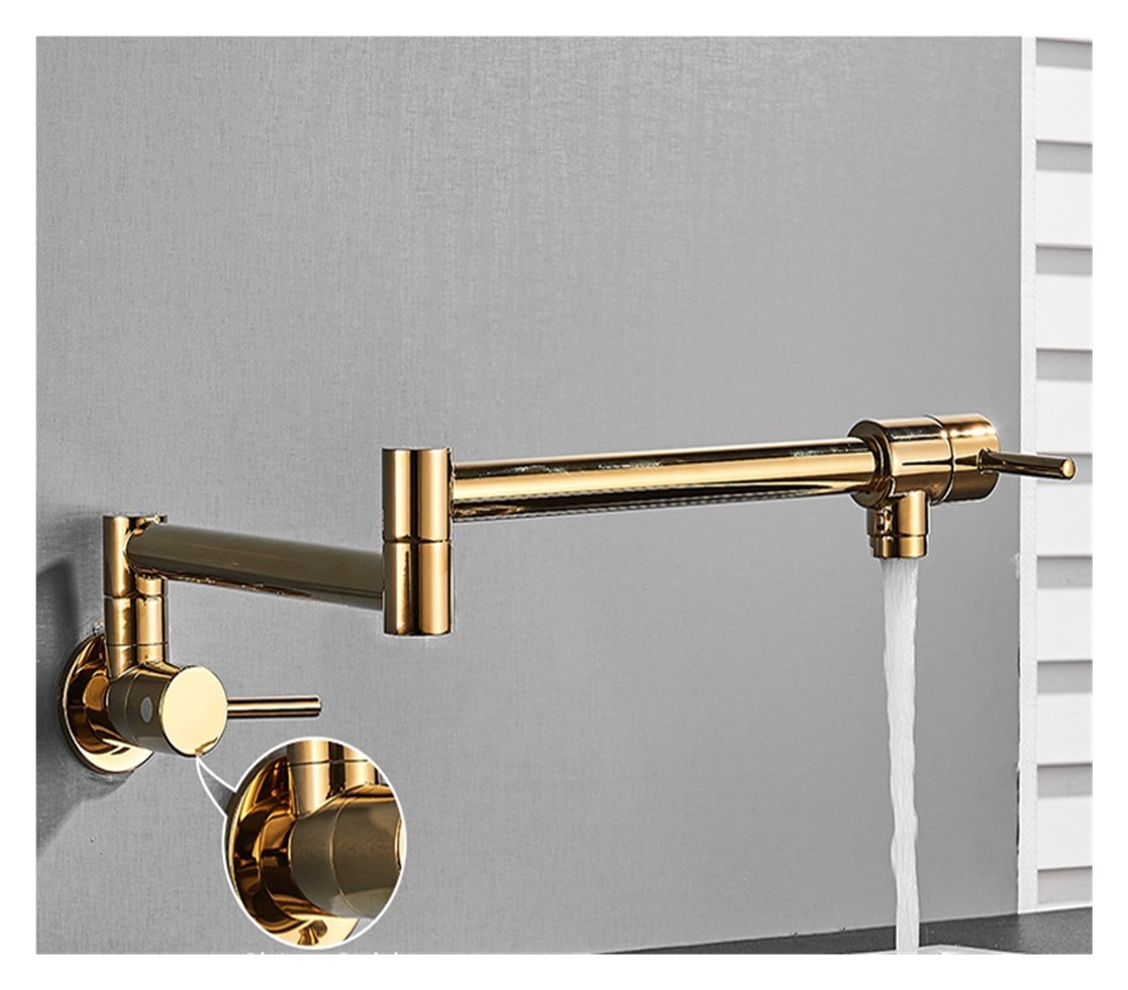 Black Rotated Kitchen Sink Cold Water Tap Faucet Solid Brass Basin Sink ...