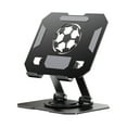 Black Rotating Phone And Tablet Stand With Anti-Slip Structure, Metal ...