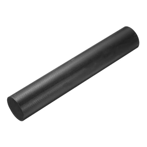 Black Round ABS Plastic Rods 2-inch Diameter and 12-inch Length Rigid ...