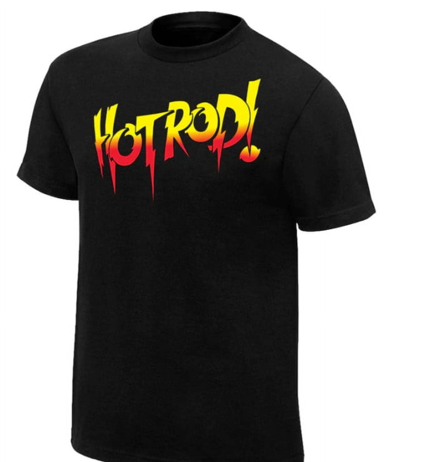 Black ''Rowdy'' Roddy Piper Retro Hot Rod T-Shirt - Walmart.com