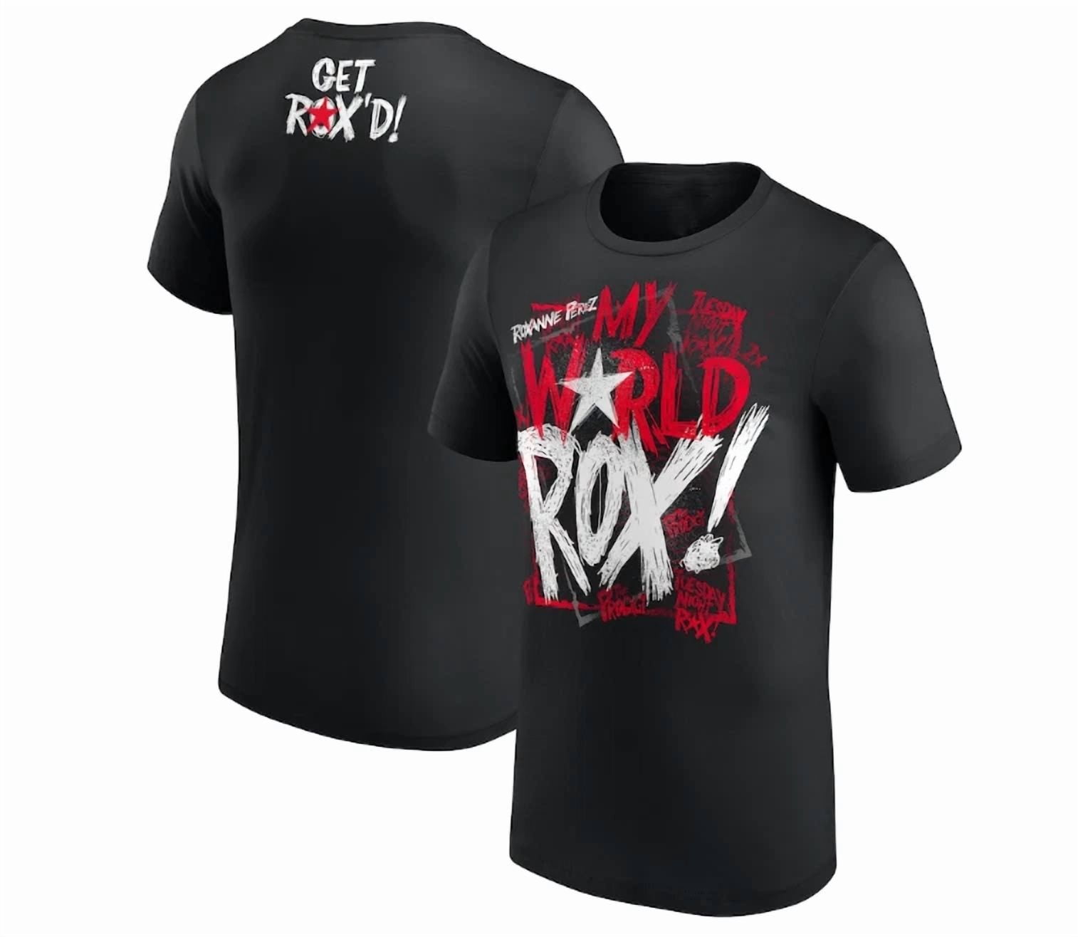 Black Roxanne Perez My World Rox T-Shirt,Black Color,Size 2XL - Walmart.com