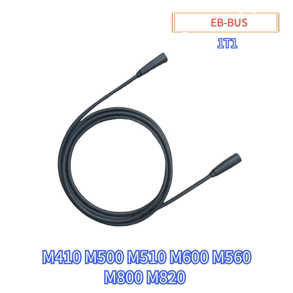 Black Rubber Cable for Bafang Motors Ebike Motor Display Extended Cable ...