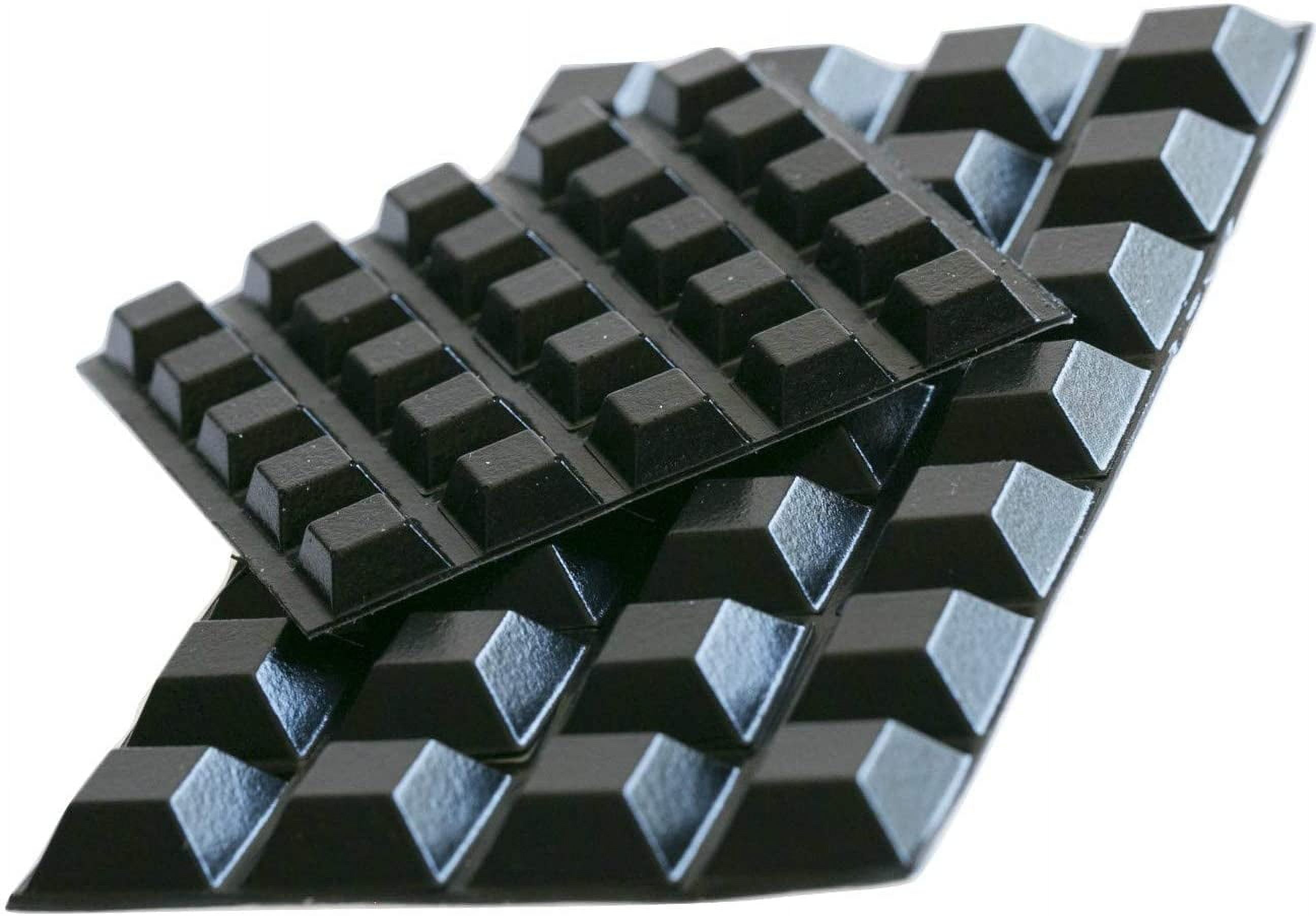 Black Rubber Feet (53 Pack) Self Stick Bumper Pads - Adhesive Tall ...