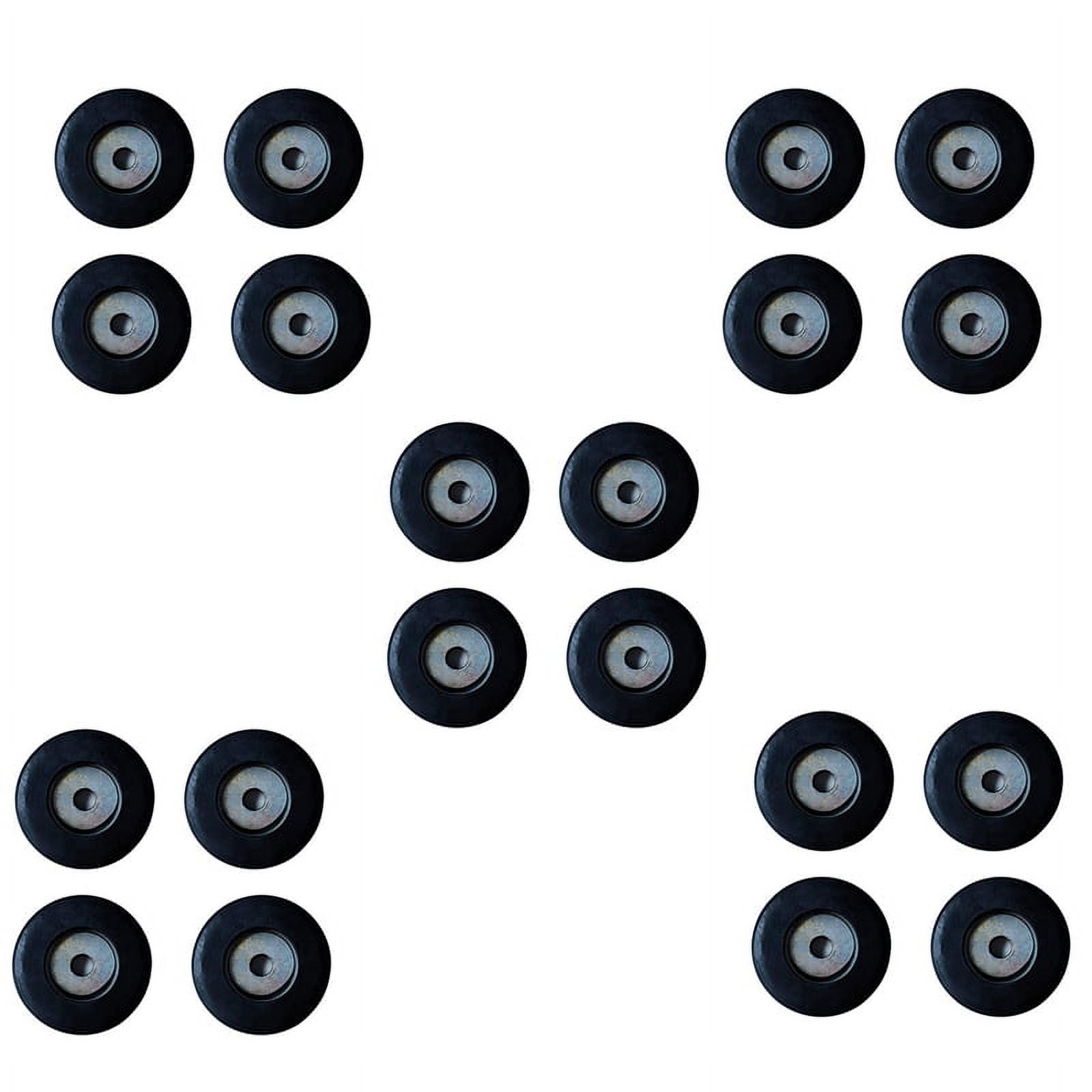 Black-Rubber Feet for Air Compressor, Vibration Pads, Pack of 20 ...
