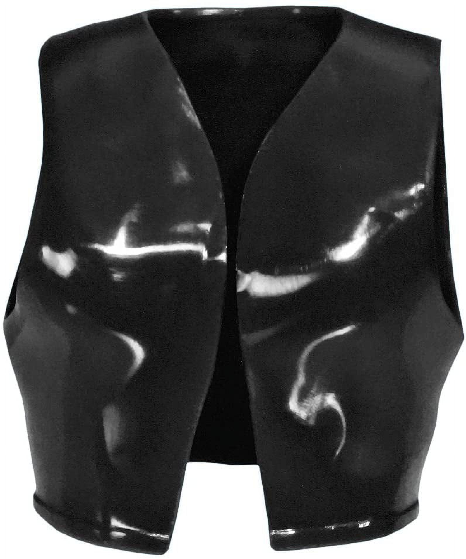 Black Rubber Jacket Vest for WWE & AEW Wrestling Action Figures ...