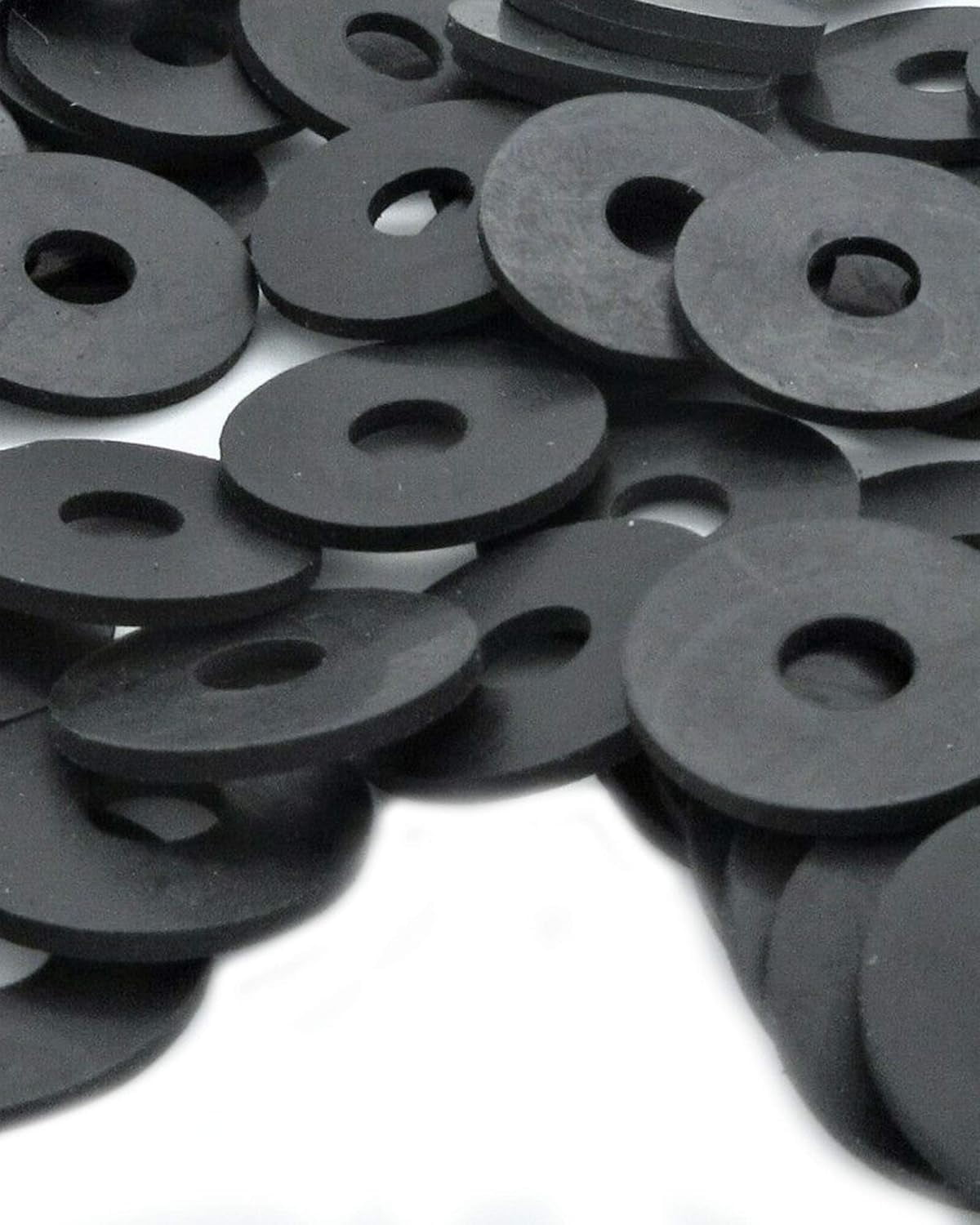 Black Rubber Washer 3/4" OD x 1/4" ID x 1/16" Thickness - EPDM Rubber ...