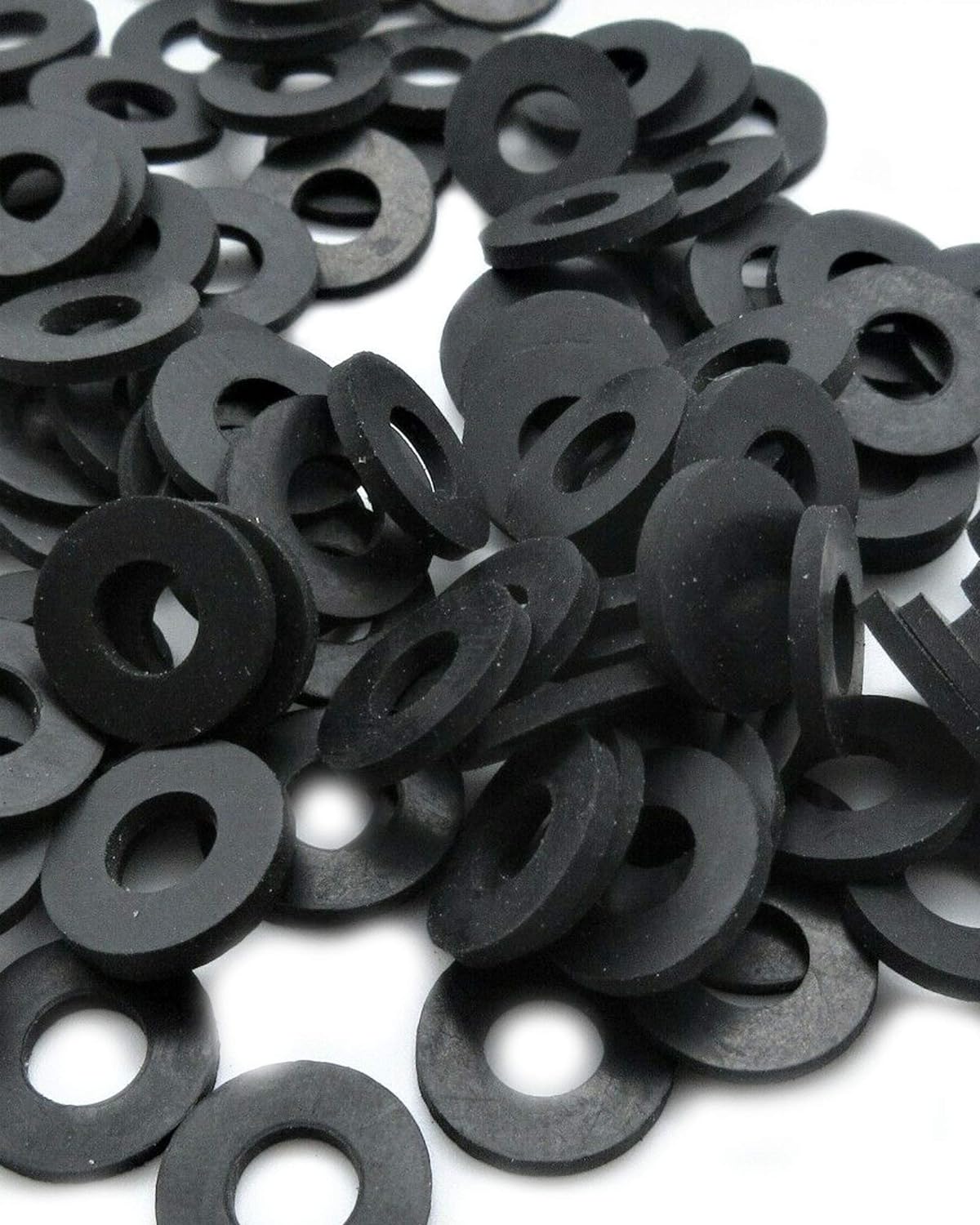 Black Rubber Washer 3/4" OD x 5/16" ID x 1/16" Thickness - EPDM Rubber ...