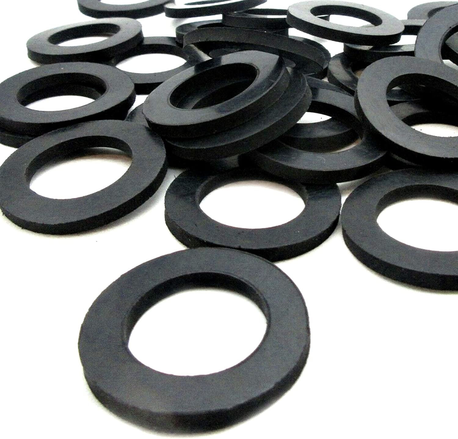 Black Rubber Washer Large Rubber Washers 1 1/4" OD x 3/4" ID x 1/8 ...