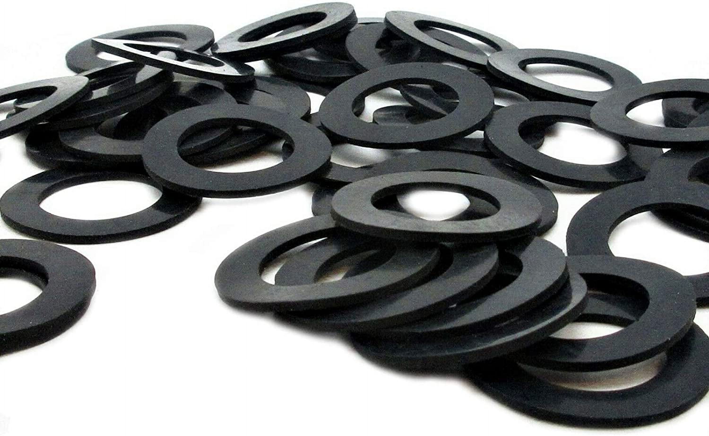Black Rubber Washer Large Rubber Washers 1 1/4" OD x 3/4" ID x 1/16 ...