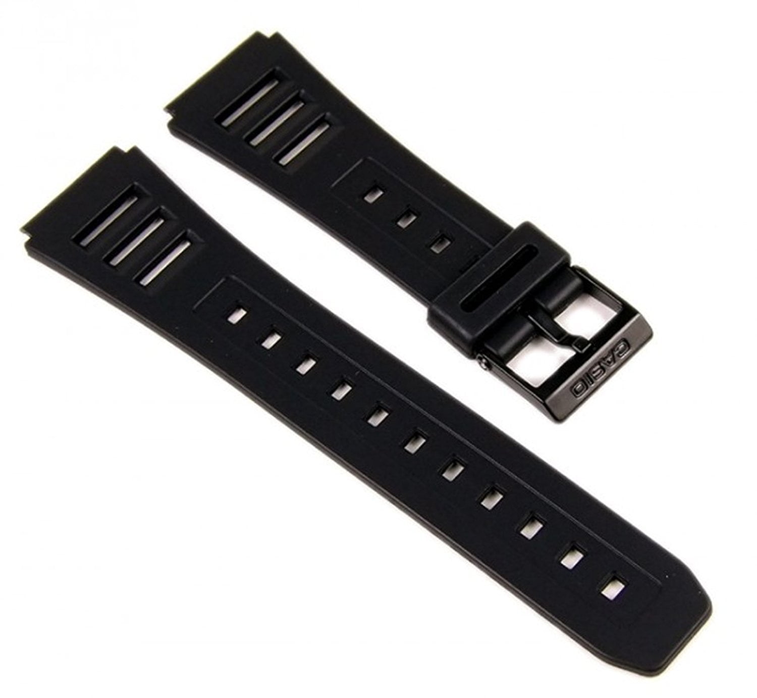 Black Rubber Watch Band-20/24.5mm - Walmart.com