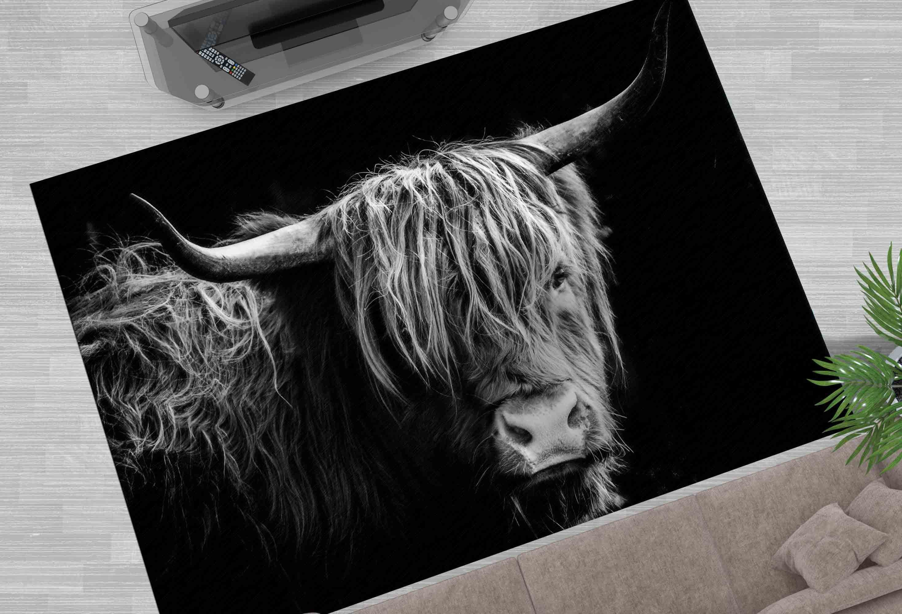 Black Rugs, Animal Rugs, Nature Rug, Wild Bull Rugs, Door Mat Rugs ...