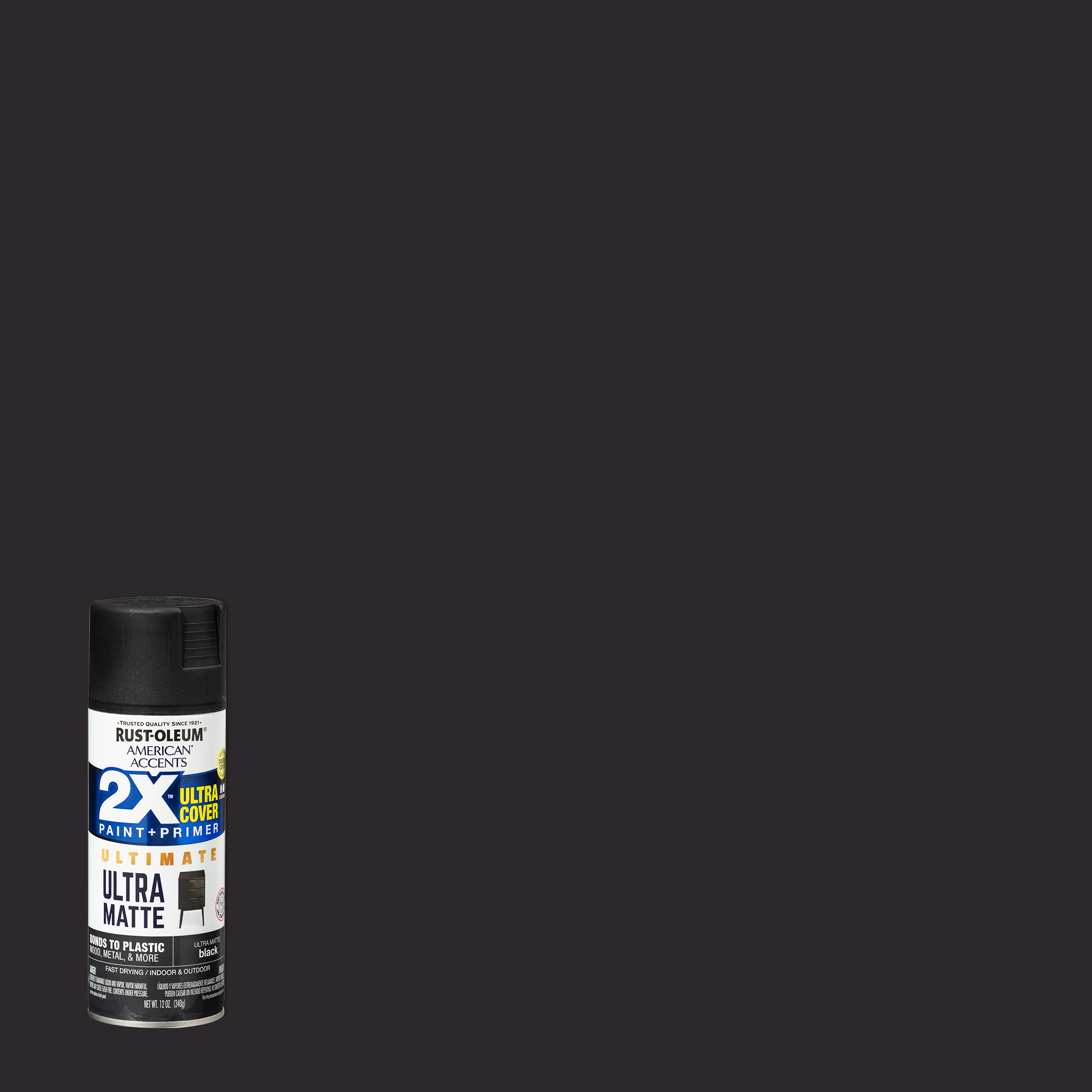 Rust-Oleum Painter's Touch 2X Ultra Cover Satin Canyon Black Paint ...