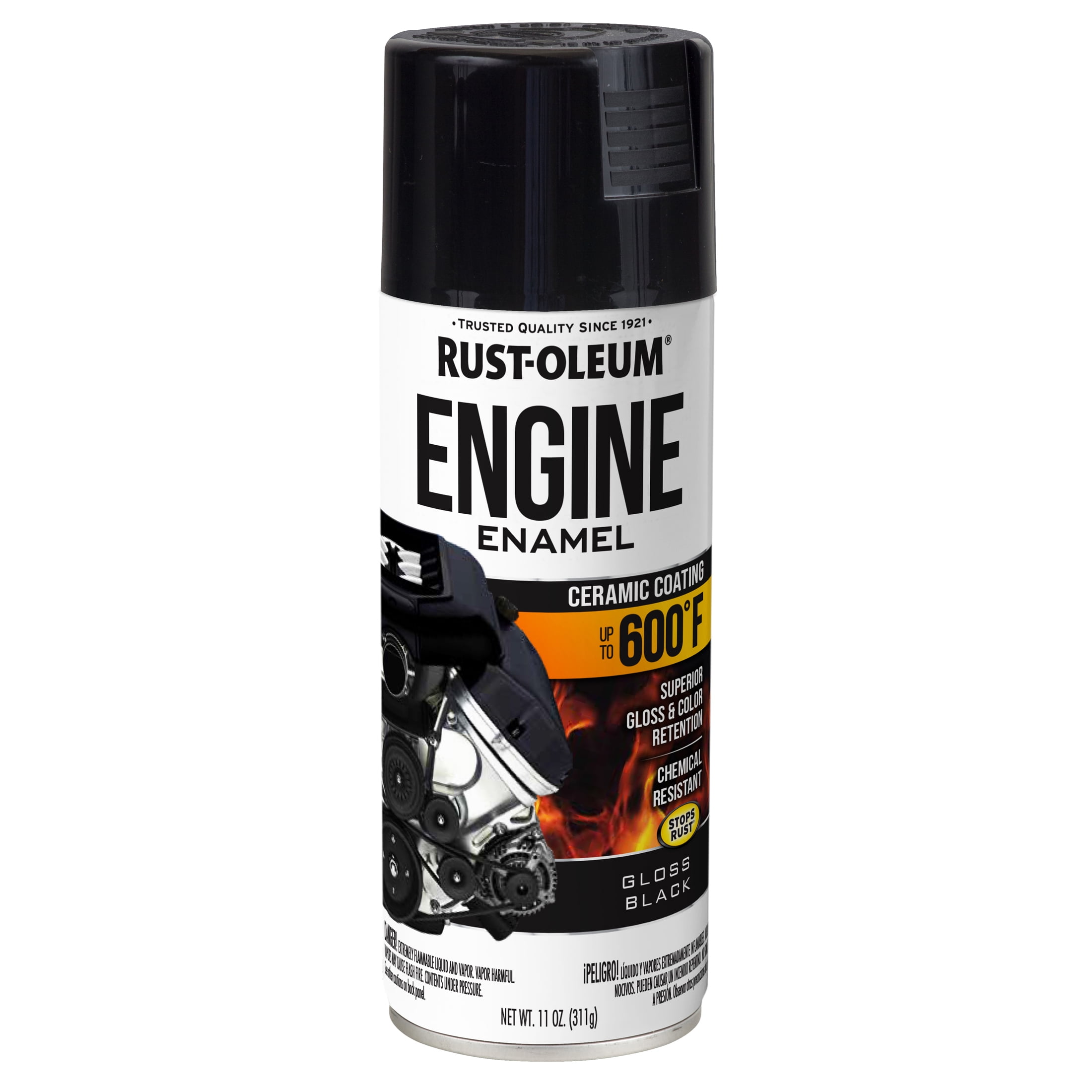6 Pack, Black, Rust-Oleum Automotive Engine 600 Degree Gloss Enamel ...