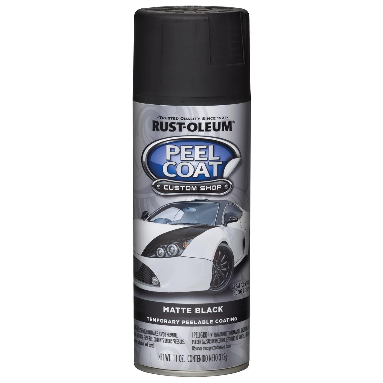 Rust-Oleum Automotive Peel Coat Matte Spray Paint, 10 oz - Walmart.com
