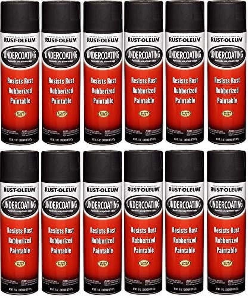 Rust-Oleum Black Rubberized Undercoating Spray Paint, Corrosion & Rust ...