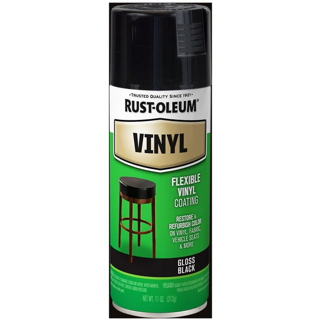 Free Shipping! Black, Rust-Oleum Specialty Vinyl Semi-Gloss Spray Paint ...