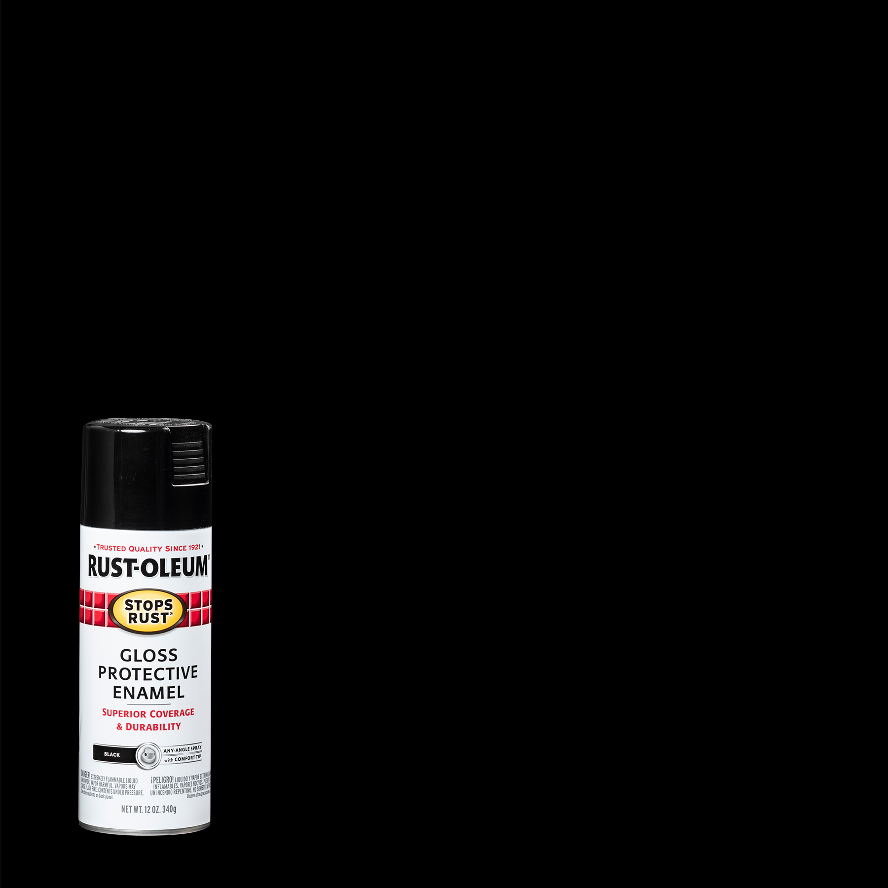 Rust-Oleum® Stops Rust® Flat Black Oil-Based Protective Enamel 8 fl. oz ...