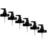 Black Rust Stainless Steel Mason Jar Lid with Black Plastic Pump Set ...