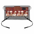 Black Rustic Chefs Kitchen Restaurant Half Waist Apron, Cooking Food ...