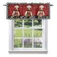 Black Rustic Chefs Valances for Windows, Cooking Food Wine Whimsical ...