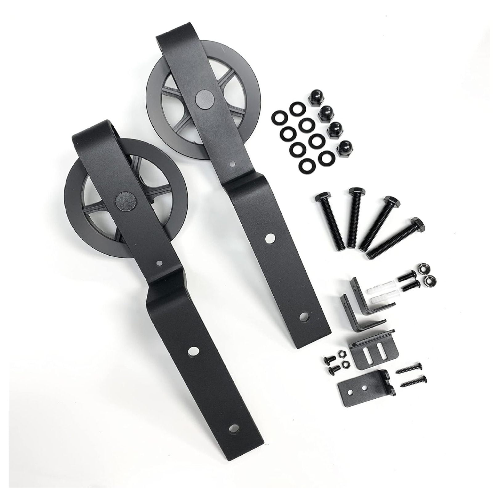 Black Rustic Extra Set, Includes Two with Nuts, Bolts, and Washers, Two ...