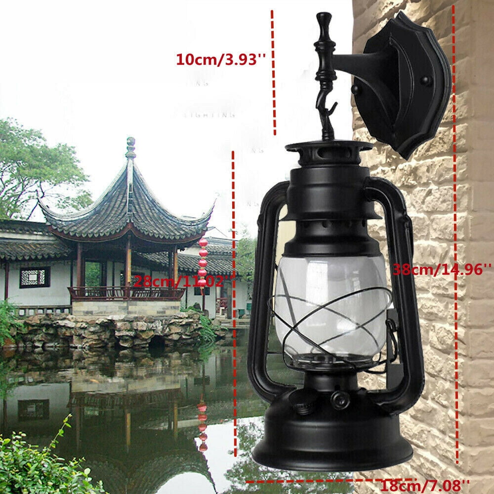 Black Rustic Outdoor Lighting Wall Light, Wall Lamp, Outdoor Wall Lamp ...