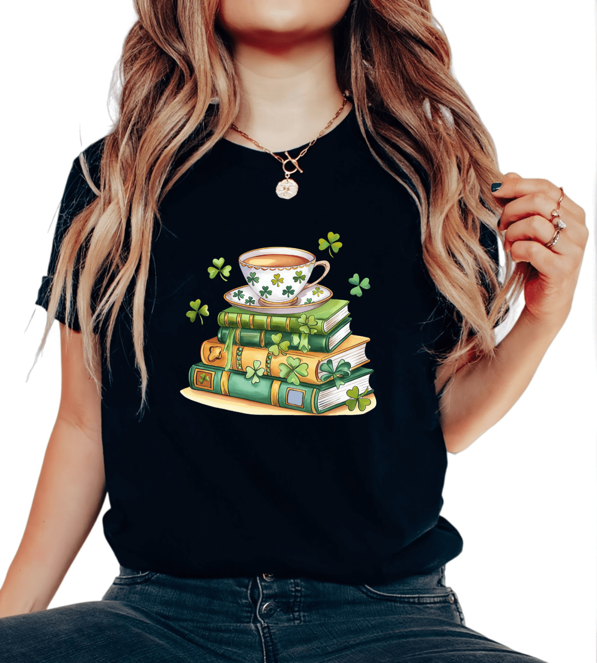 Black S-5XL Casual Tea-Book Enjoyment Print Tshirt Graphic Tees Shirts ...