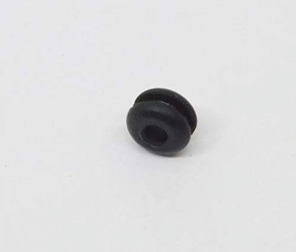 Black SBR Rubber Push-in Grommet - Inner Diameter 1/8", Outer Diameter ...