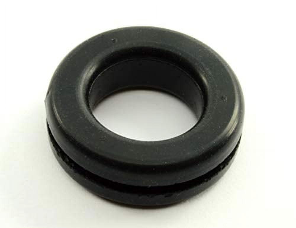 Black SBR Rubber Push-in Grommet - Inner Diameter 5/8", Outer Diameter ...