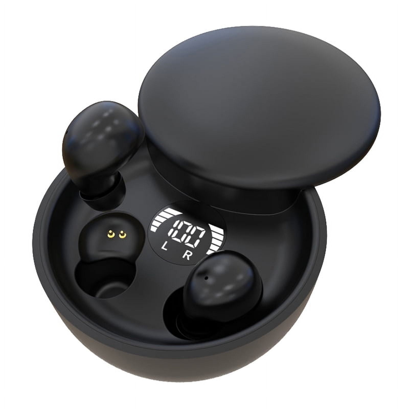 (Black) SK26 TWS Wireless Bluetooth 5.4 Headphones In-Ear Invisible ...