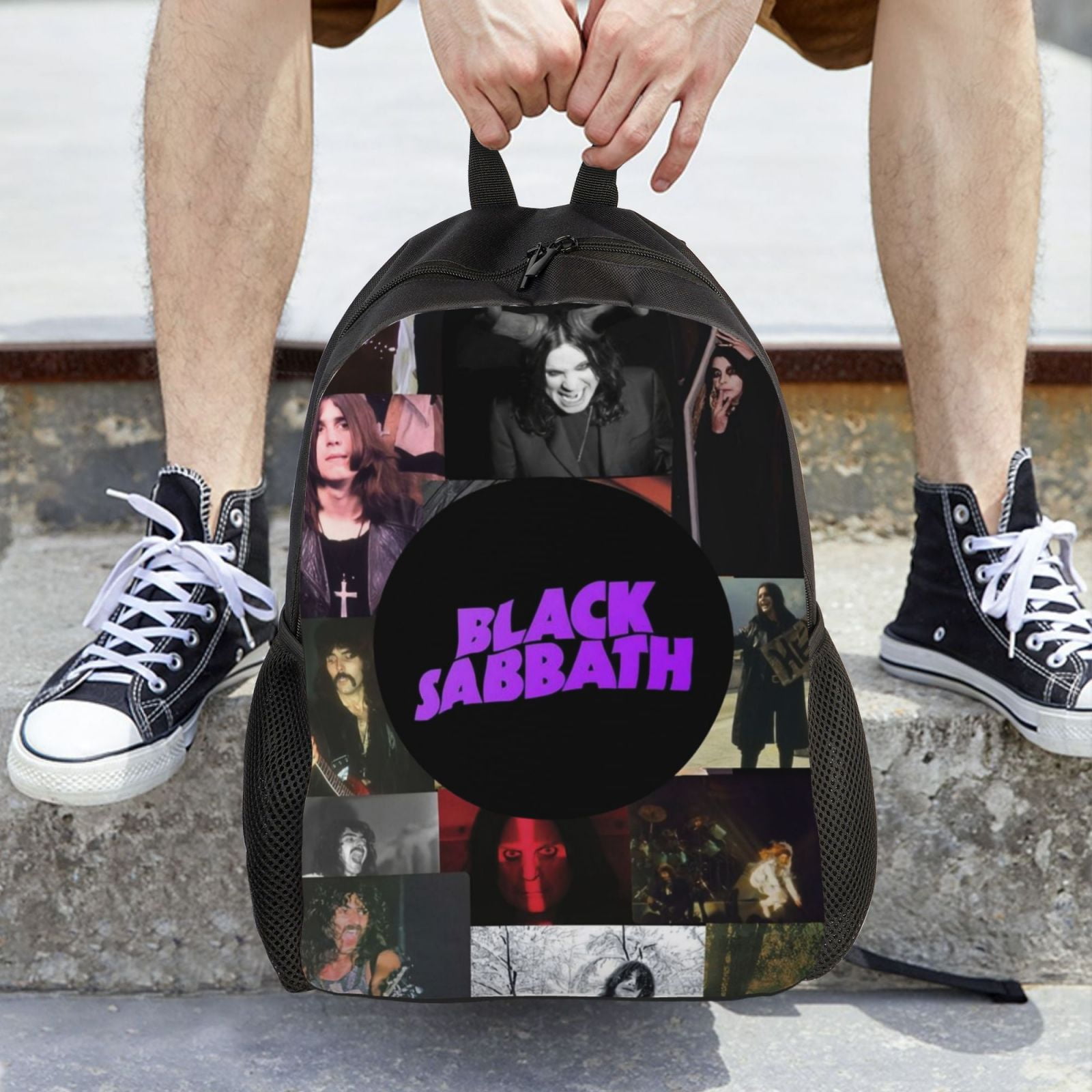Black Sabbath Anime Backpack Travel Bag 3d Printing Casual Daypack ...