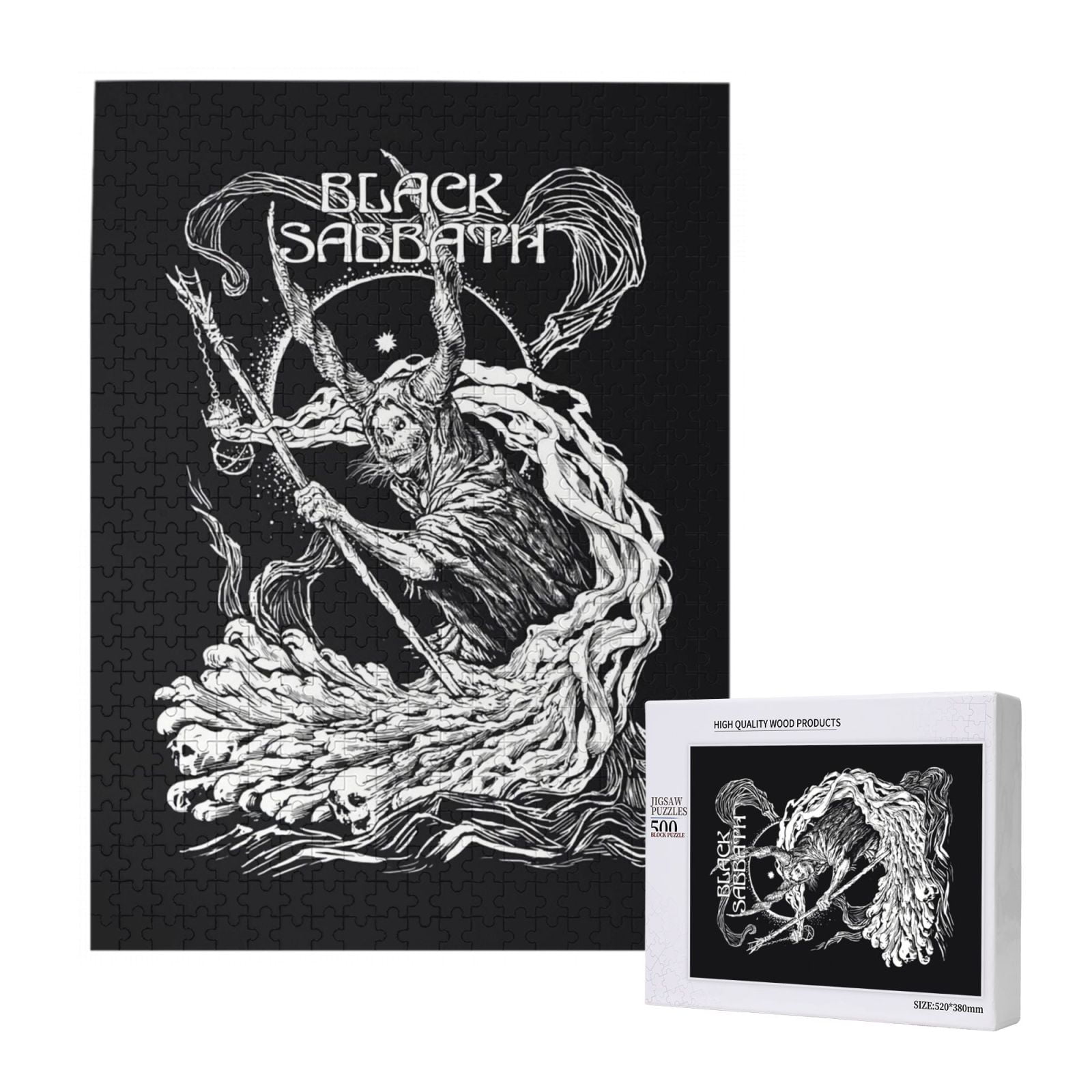 Black Sabbath Anime Puzzles Boys Girls Teens 300/500/1000 Piece Wooden ...