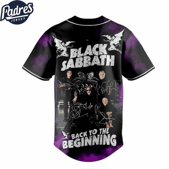Black Sabbath Back to the Beginning Custom Baseball Jersey - Walmart.com